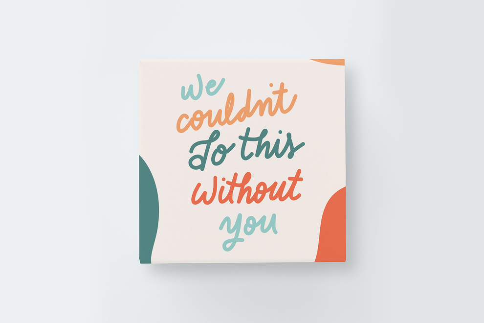 Couldn't Do This Without You Print - Greetabl Couldn't Do This Without You Print - Greetabl